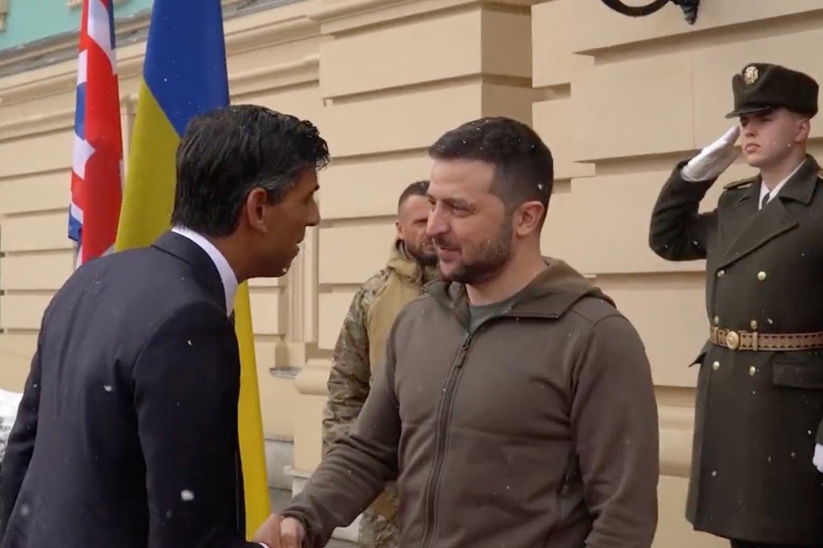 UK PM Rishi Sunak Makes His First Visit To Ukraine THE NEW INDIAN - uk ...