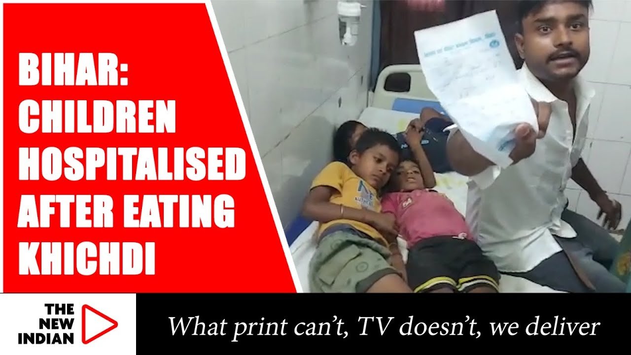 WATCH: 35 children fall sick after eating Khichdi in Mid-day meal in ...