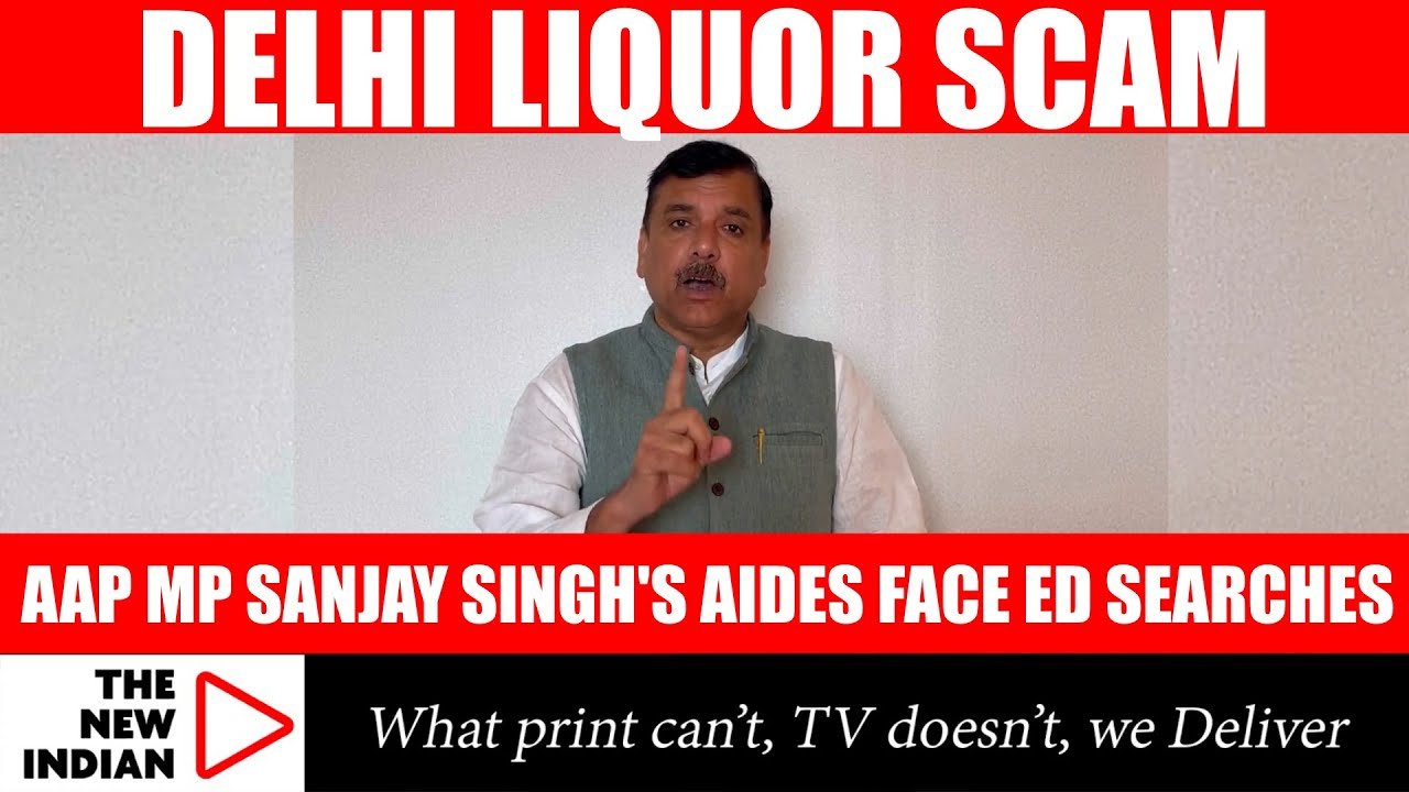 WATCH: Sanjay Singh Says His Associates Raided By ED In Delhi Liquor ...