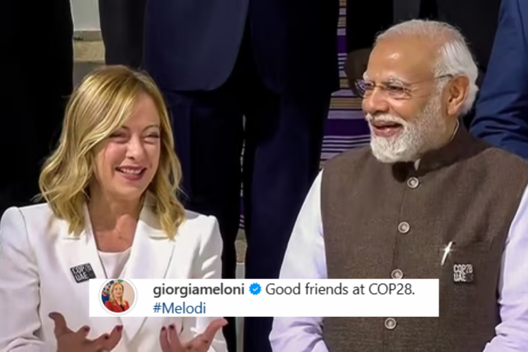 Italian PM Meloni's '#Melodi' selfie with 'friend' Modi steals the show ...