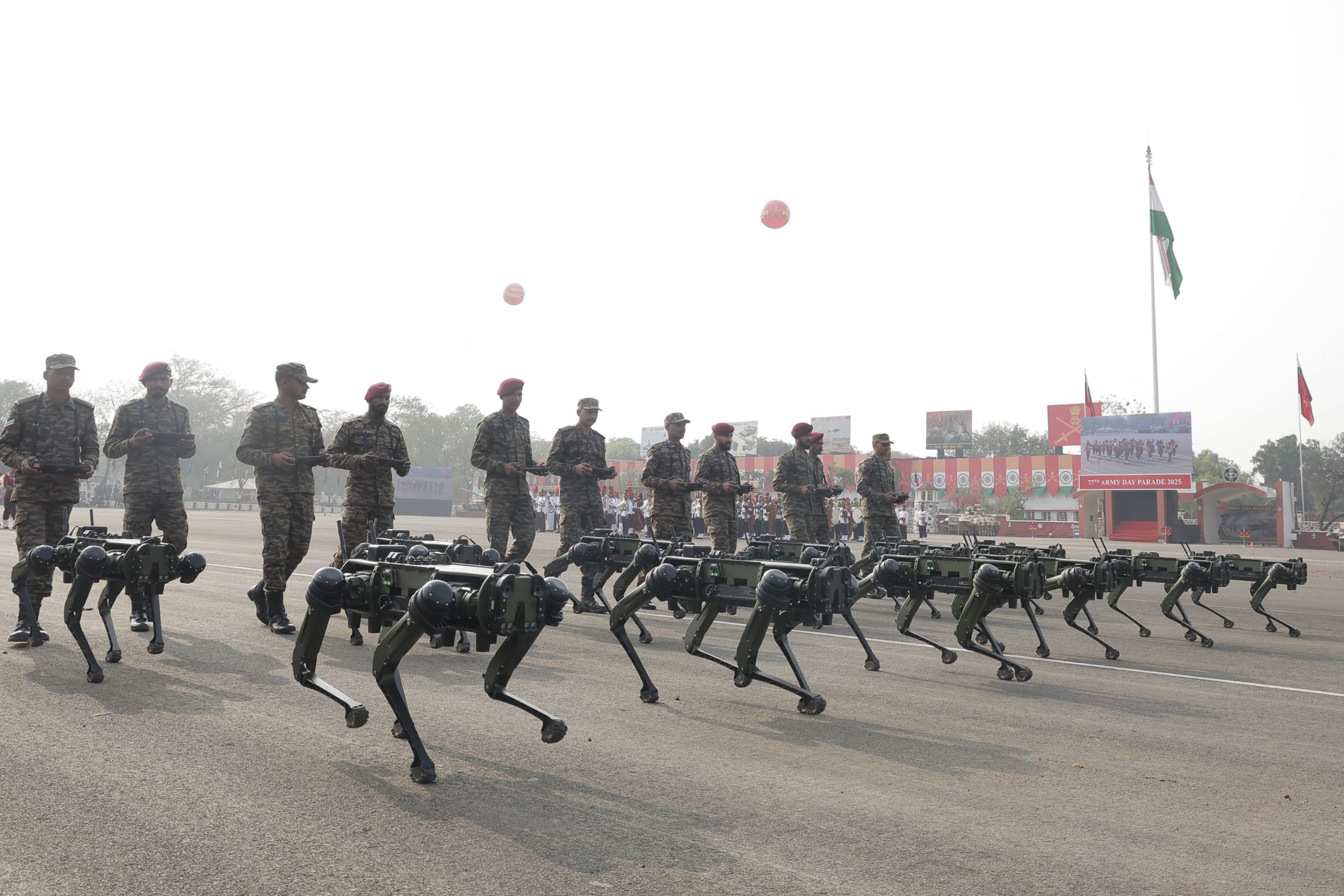 Indian Army unveils robotic mules for logistics at Army Day parade THE ... Indian Army unveils robotic mules for logistics at Army Day parade THE ...