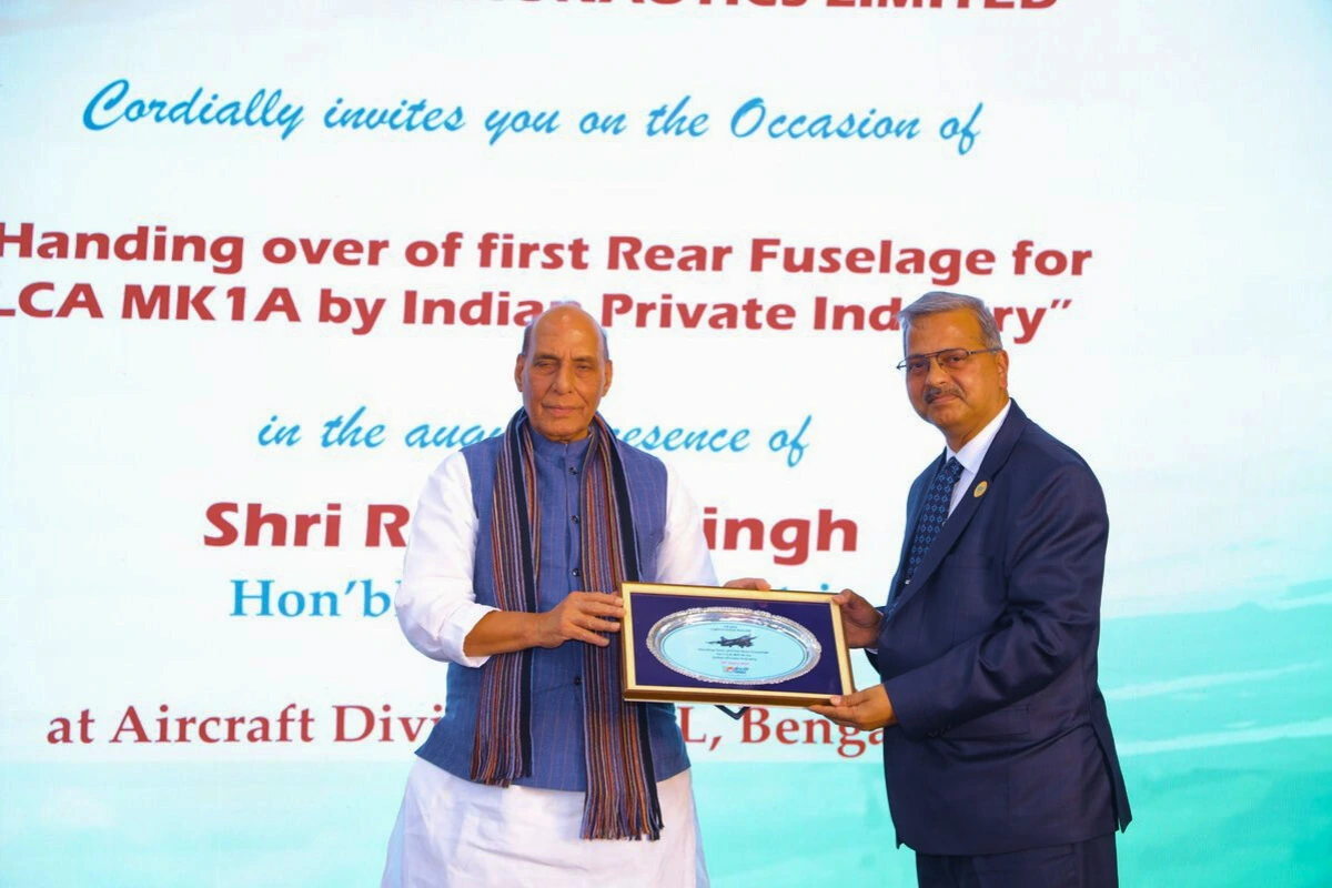 India's defense push: HAL gets first private sector-made LCA Mk1A fuselage THE NEW INDIAN ...