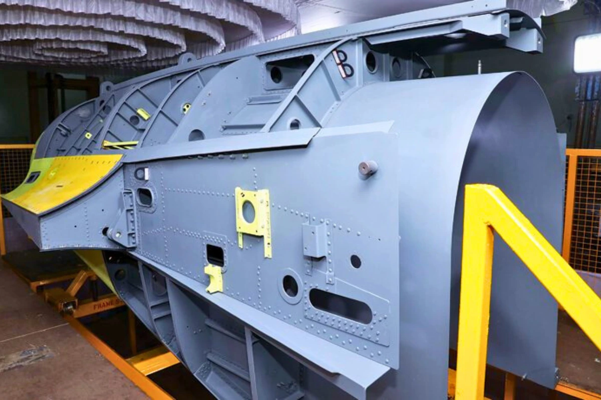 India's defense push: HAL gets first private sector-made LCA Mk1A fuselage THE NEW INDIAN ...